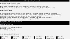 rsyslog: configure syslog UDP reception - Rainer Gerhards